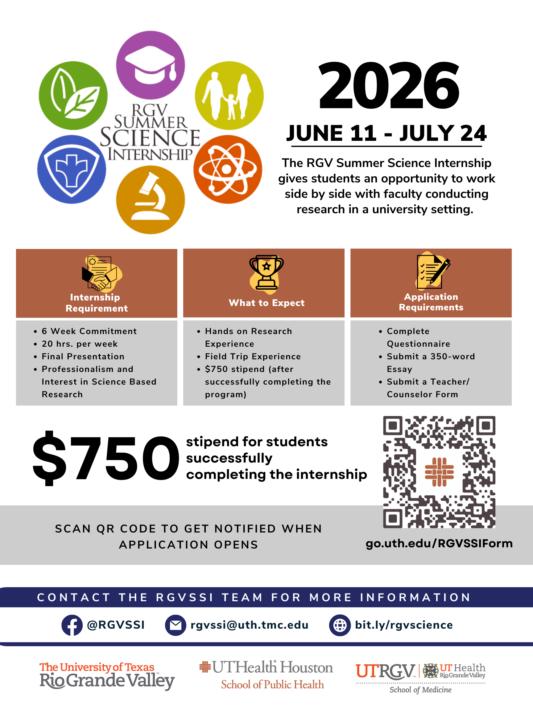 RGV Summer Science Internship - Our Initiatives - Tu Salud ¡Si Cuenta ...