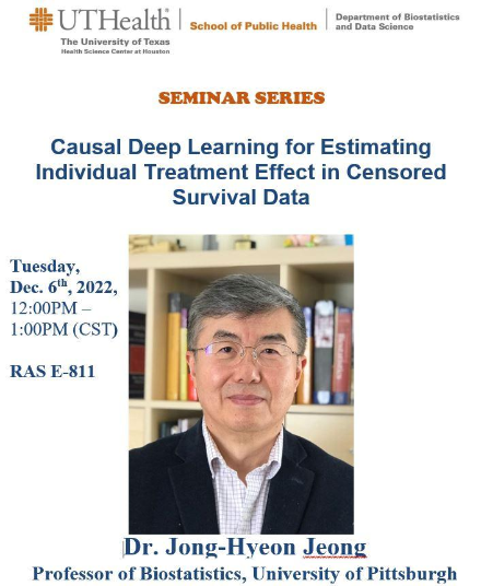 Virtual Seminar: Causal Deep Learning for Estimating Individual ...