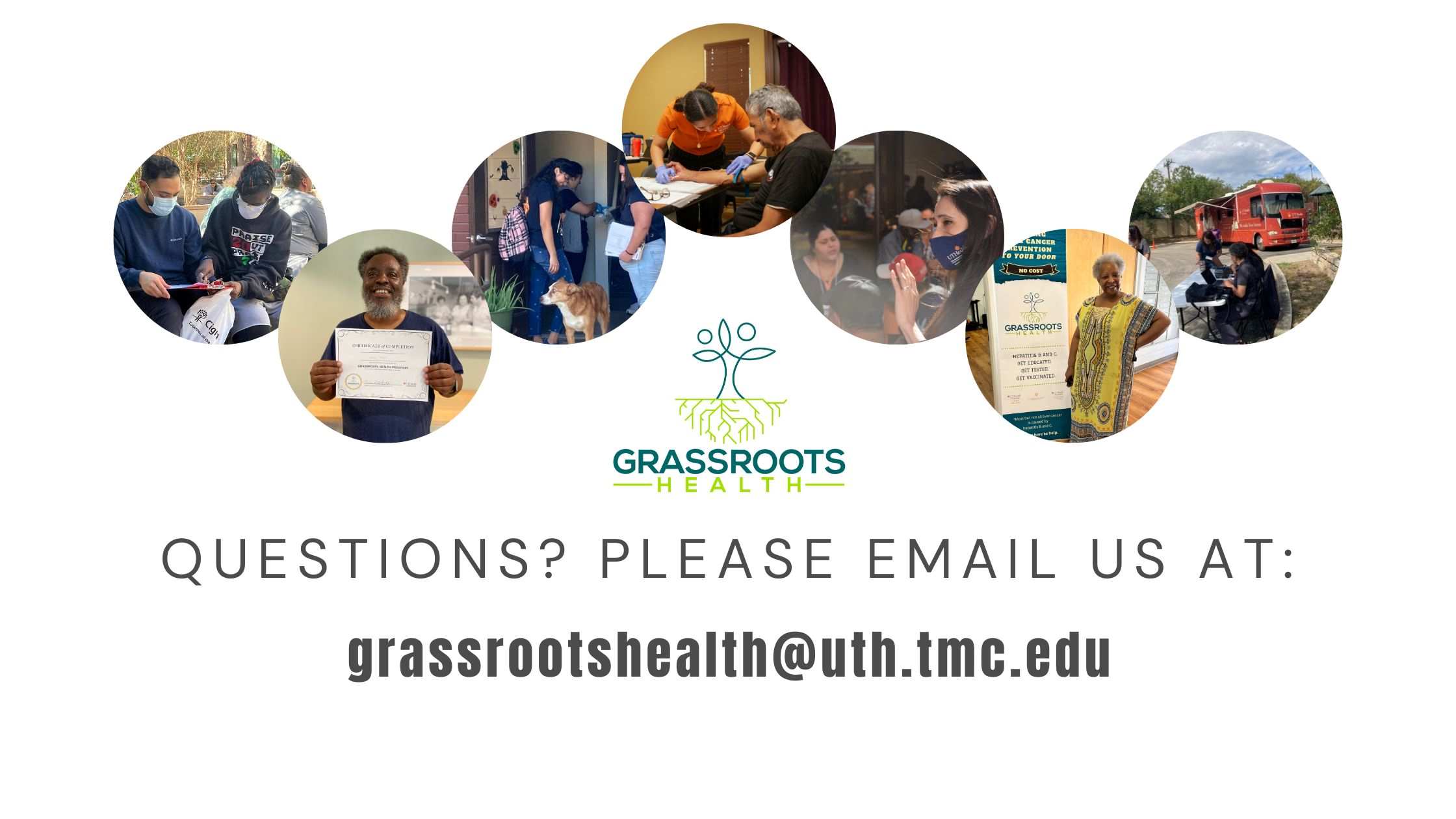 Contact Us - Grassroots Health - projects - UTHealth Houston School of ...